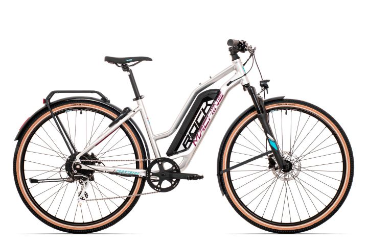 Electric Bike Rock Machine Crossride e350 Lady Touring - Trekking