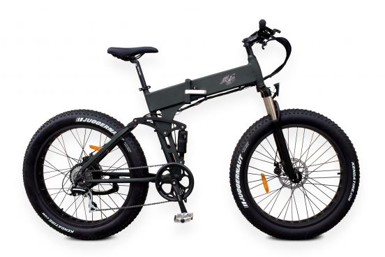Electric Mountain FatBike - Rodars RaptorFat - 26" x 4.0" Wheels